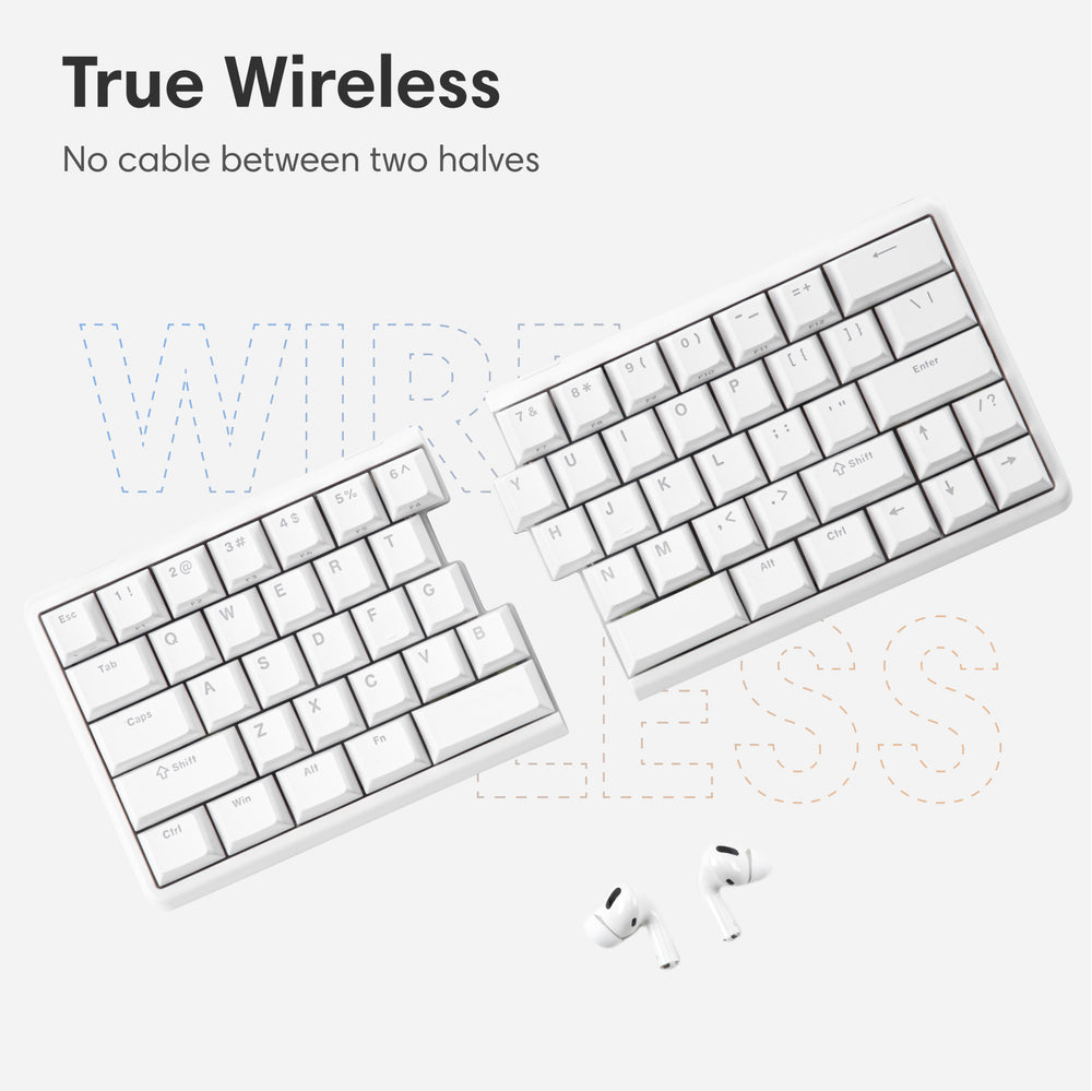 NocFree Lite Wireless Split Keyboard
